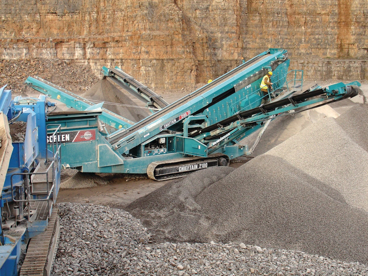 2100 Three-deck Screen From: Powerscreen - Terex | For Construction Pros