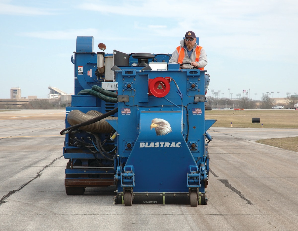 2-4800DH Shot Blaster From: Blastrac | For Construction Pros