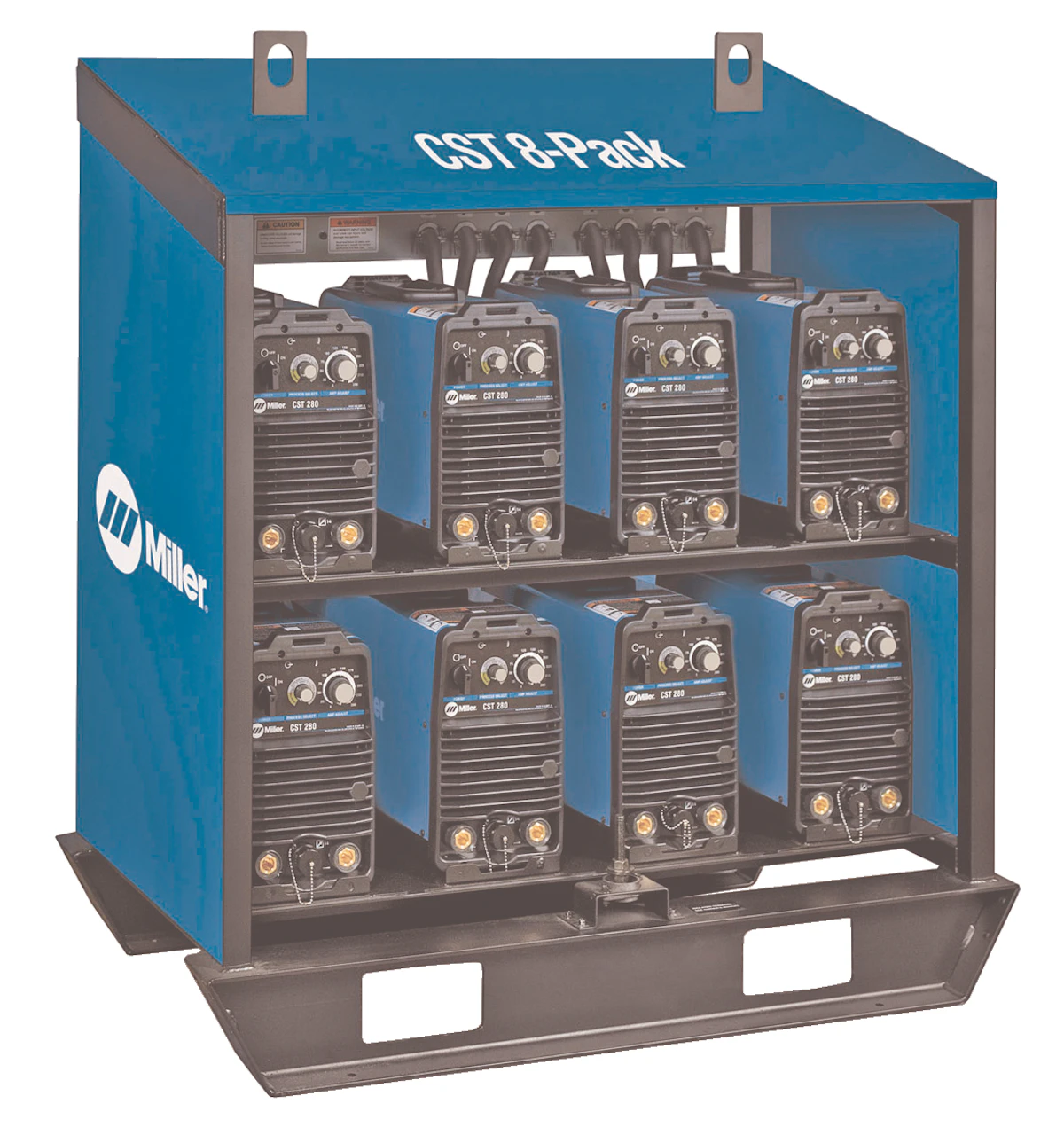 8-Pack Rack From: Miller Electric Mfg. Co. | For Construction Pros