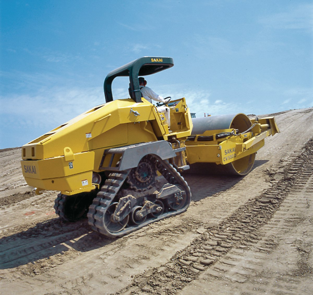 CV550 Track Compactor From: Sakai America, Inc. | For Construction Pros