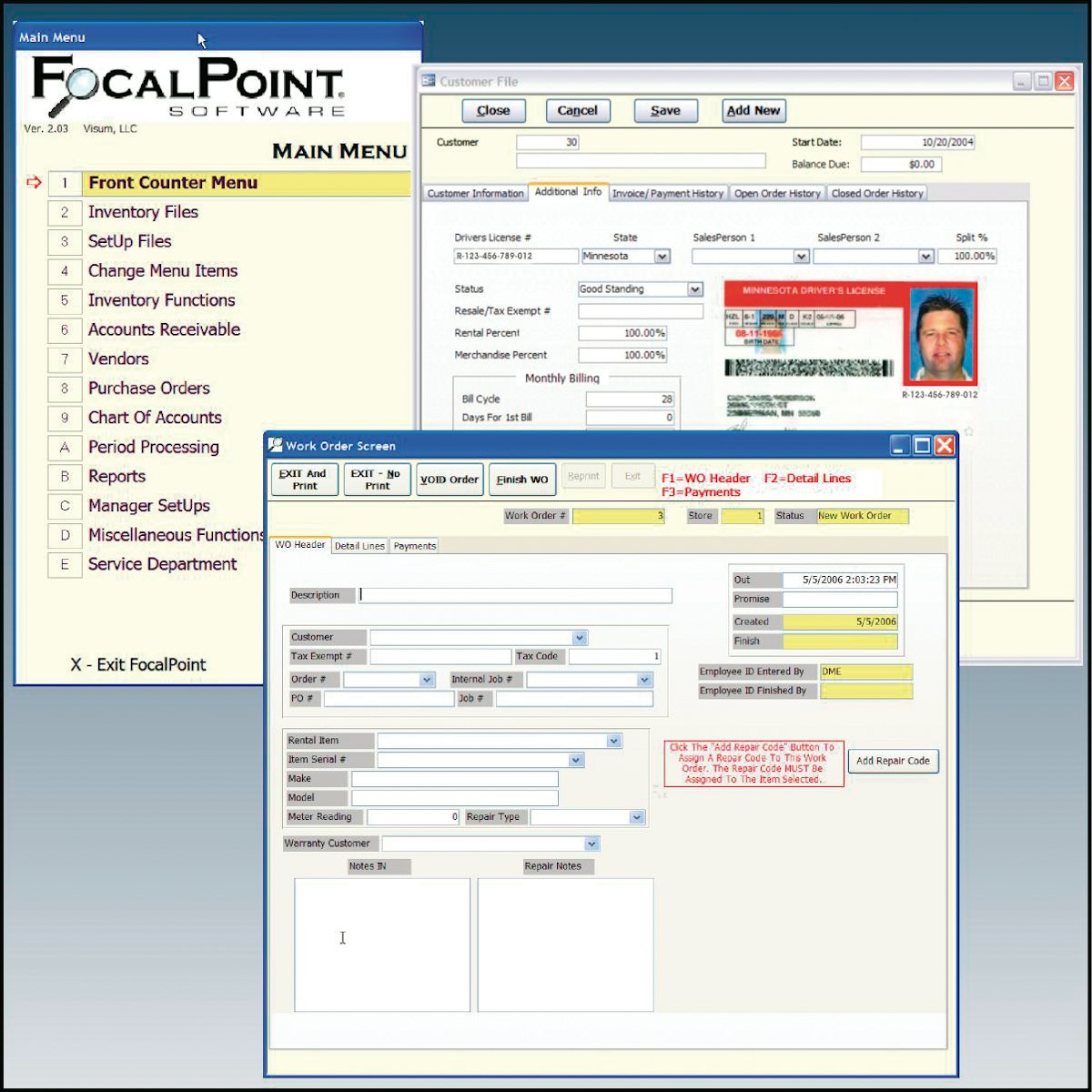 FocalPoint Software with Service Module From: Visum, LLC | For ...