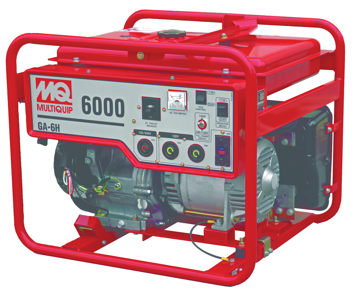 GA-Series Portable Generators From: Multiquip Inc. | For Construction Pros