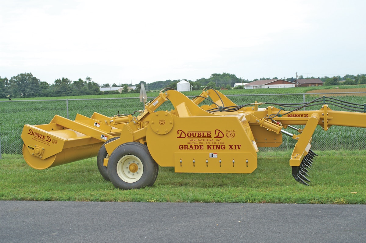 Grade King Series Leveling Scrapers From: Double D Mfg., LLC | For ...