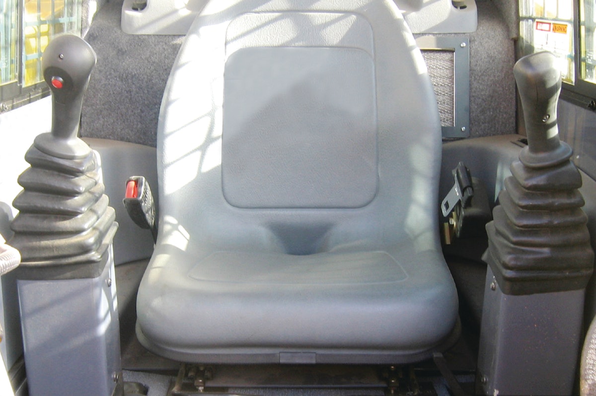 Joystick control option to mid-sized skid-steer loaders From: Mustang ...