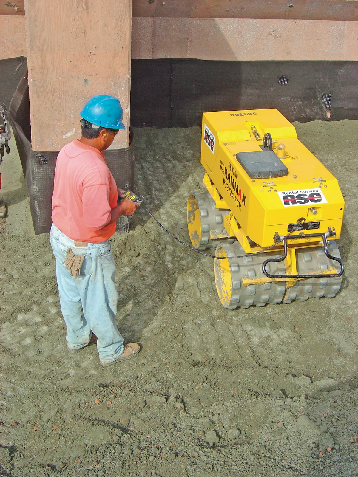 P33/24FCR Rammax trench roller From: Multiquip Inc. | For Construction Pros