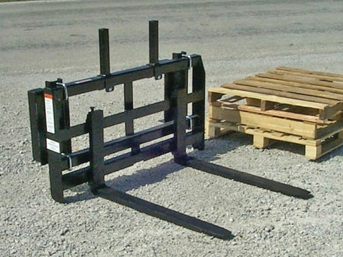 PF-448 Pallet Fork Attachment From: Worksaver Inc. | For Construction Pros