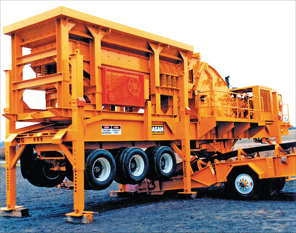 Portable Rubble Crushers From: Grasan Equipment Co. Inc. | For ...