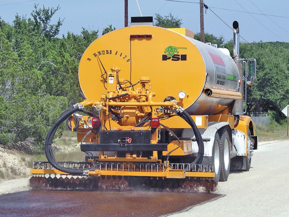 Precision Spray Asphalt Distributor From: Pavement Services Inc. | For ...
