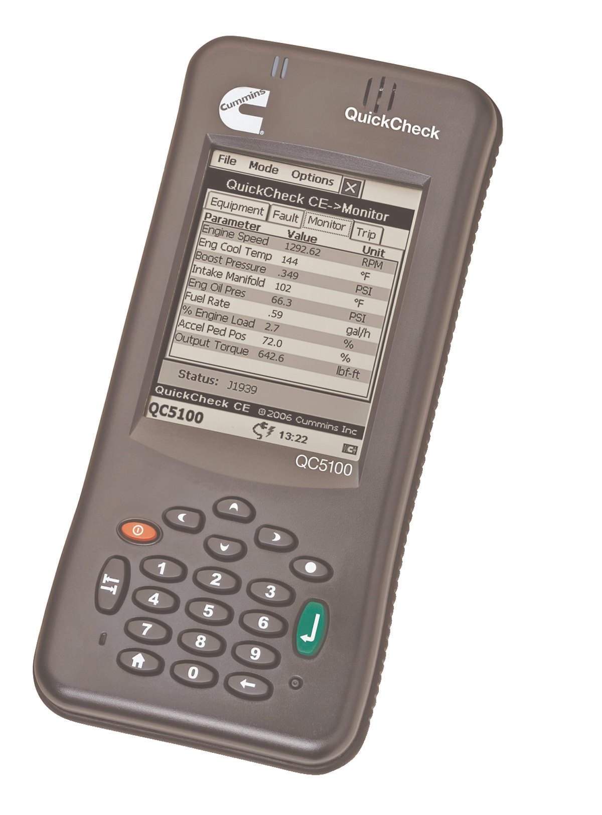 QuickCheck 5100 Hand-Held Engine Informational Tool From: Cummins Inc ...