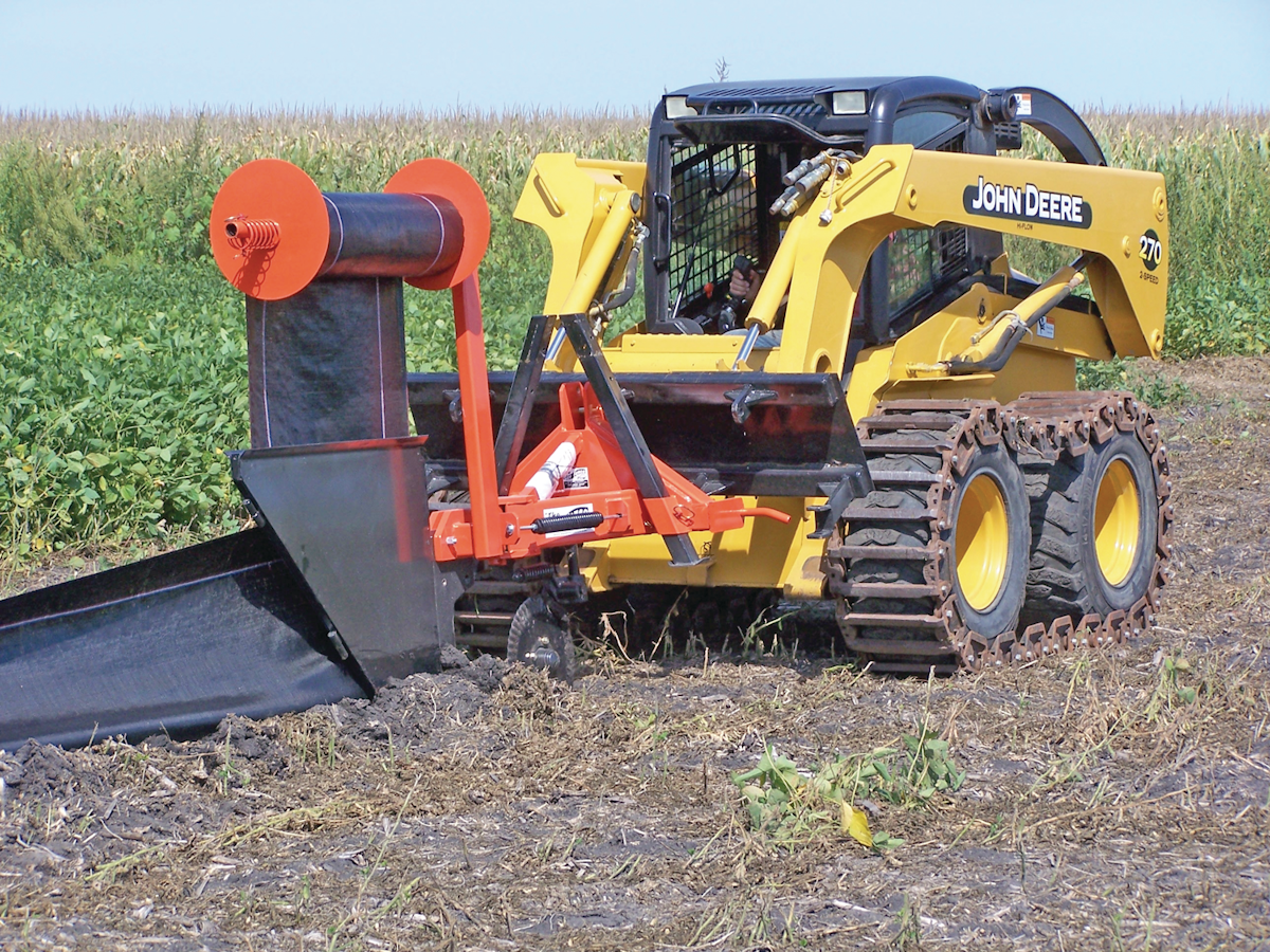 Silt Fence Plow From: McCormick Equipment | For Construction Pros