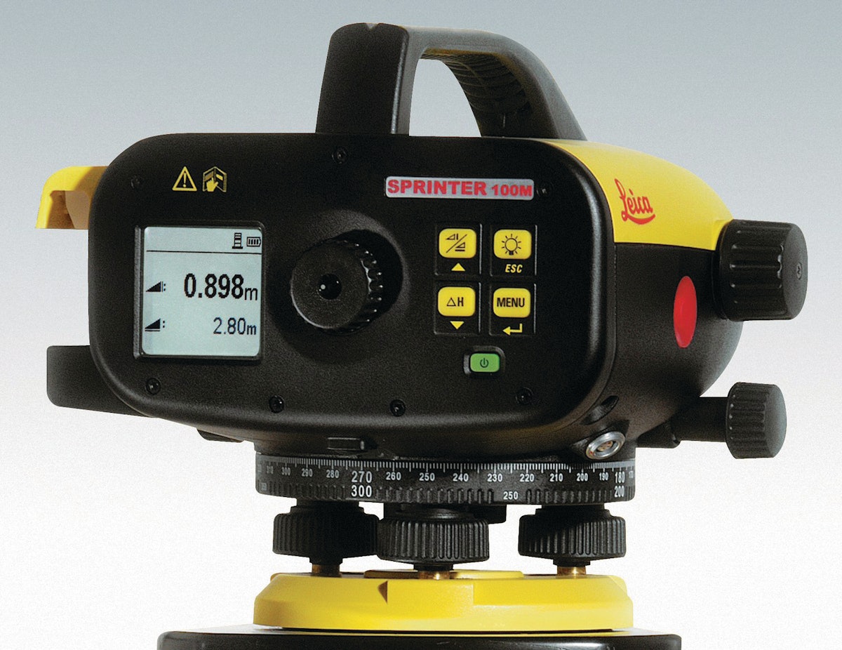 Sprinter M-Series electronic levels From: Leica Geosystems, Inc. | For ...