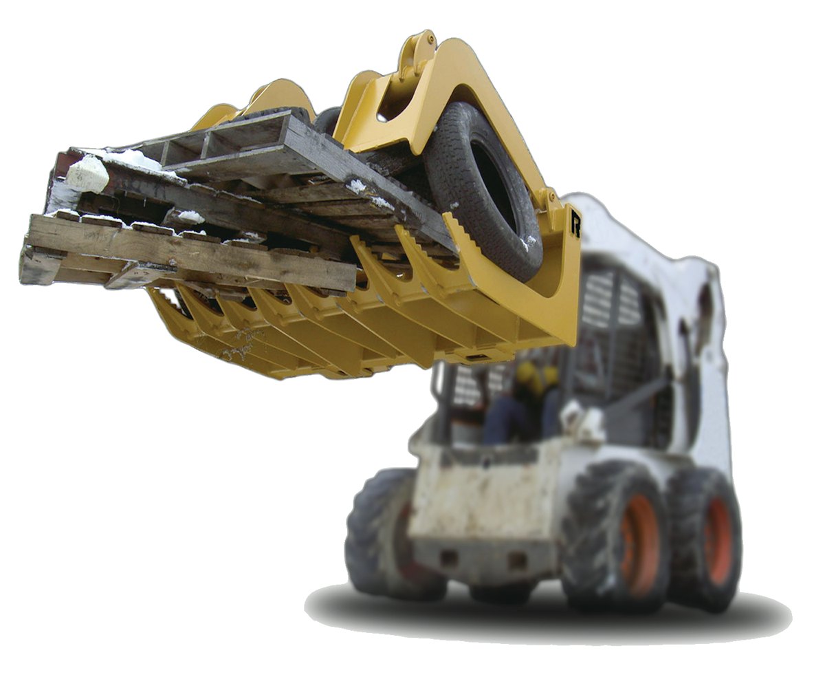 SR Skid Steer Grapple Rake From: Rockland Mfg. Co. | For Construction Pros