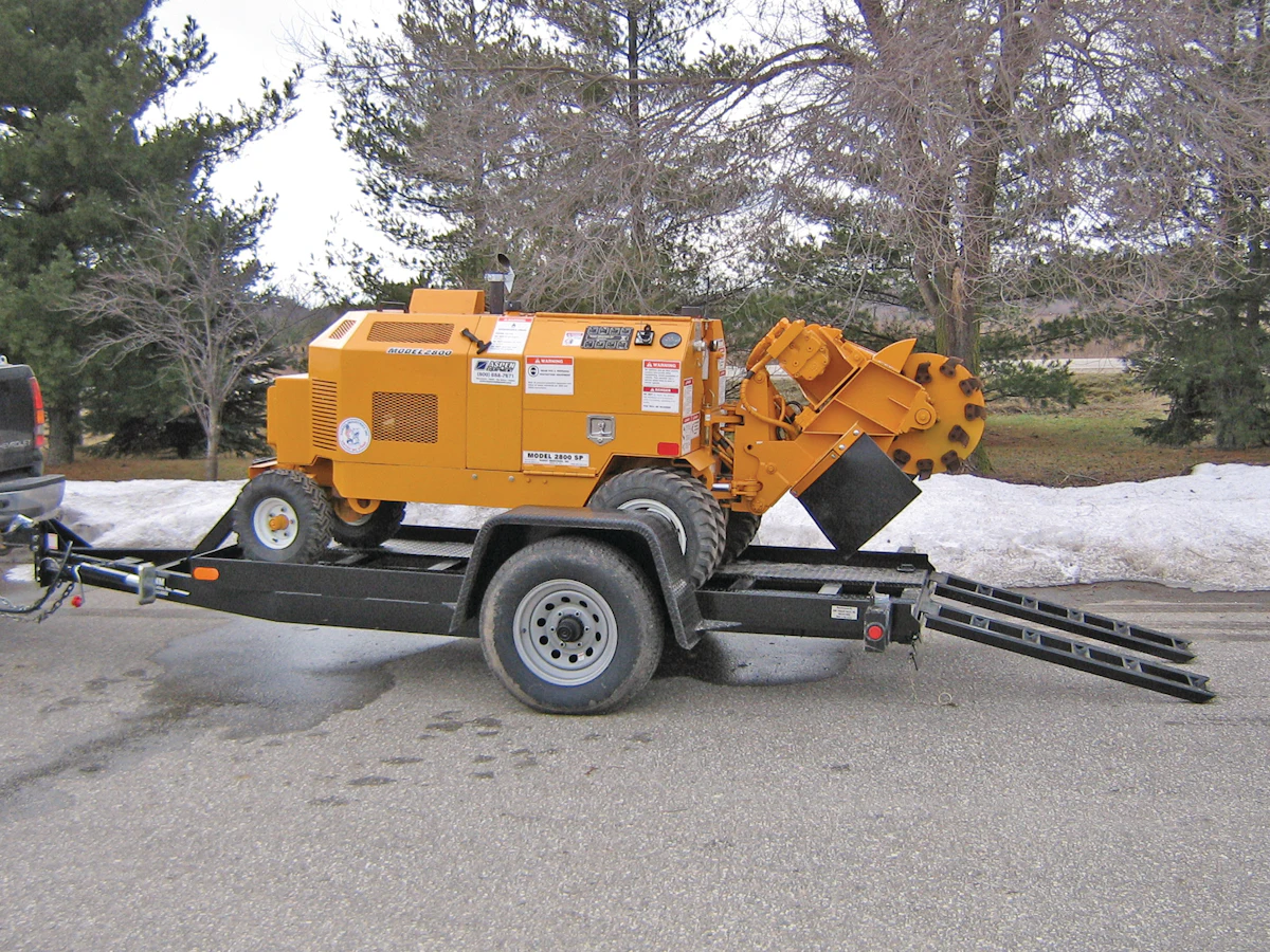 Stump Grinder Trailers From: Bandit Industries, Inc. | For Construction ...