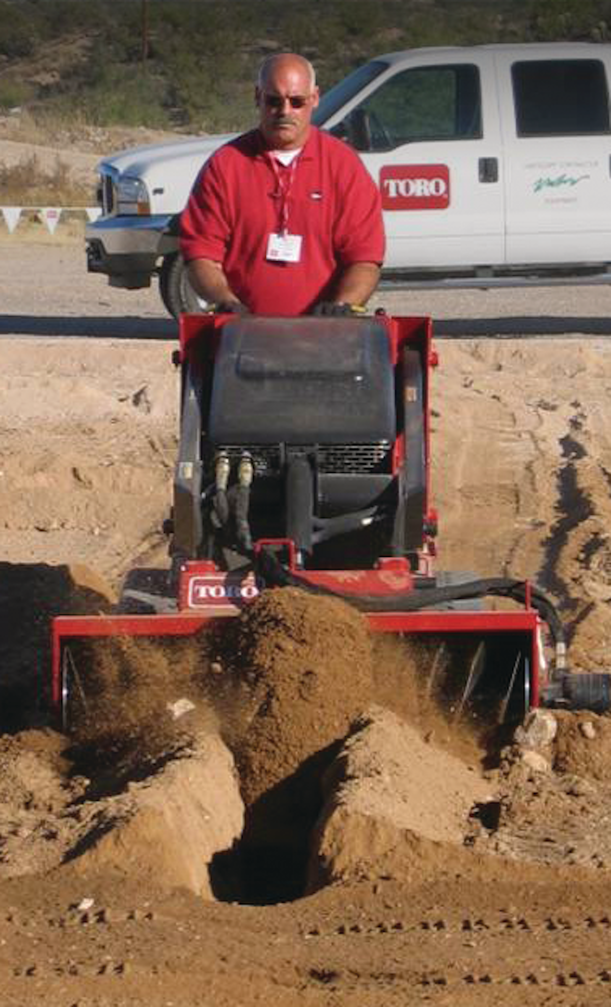 trench filler attachment From: The Toro Company | For Construction Pros