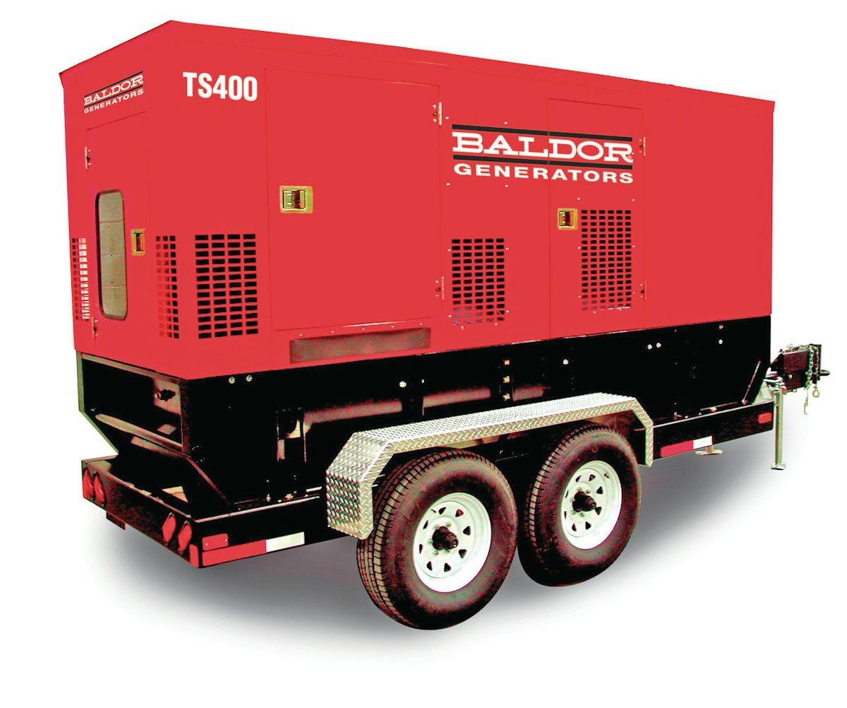 TX400 Mobile Power Generator From: Baldor Electric | For Construction Pros