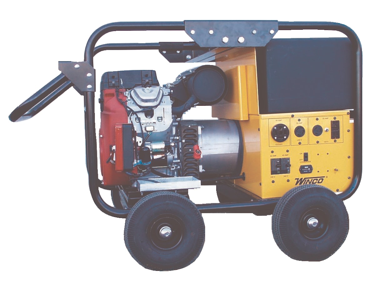 WC12000HE Portable Generator From: Winco Inc | For Construction Pros