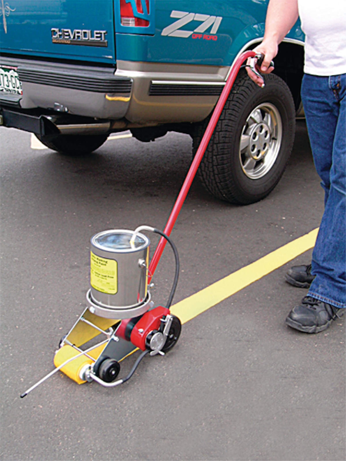 Use Walk Behind Paint Striper