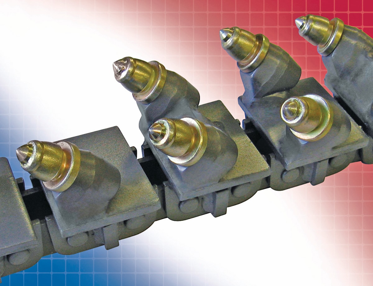 Rock Trencher Chains From: Underground Tools Inc. | For Construction Pros