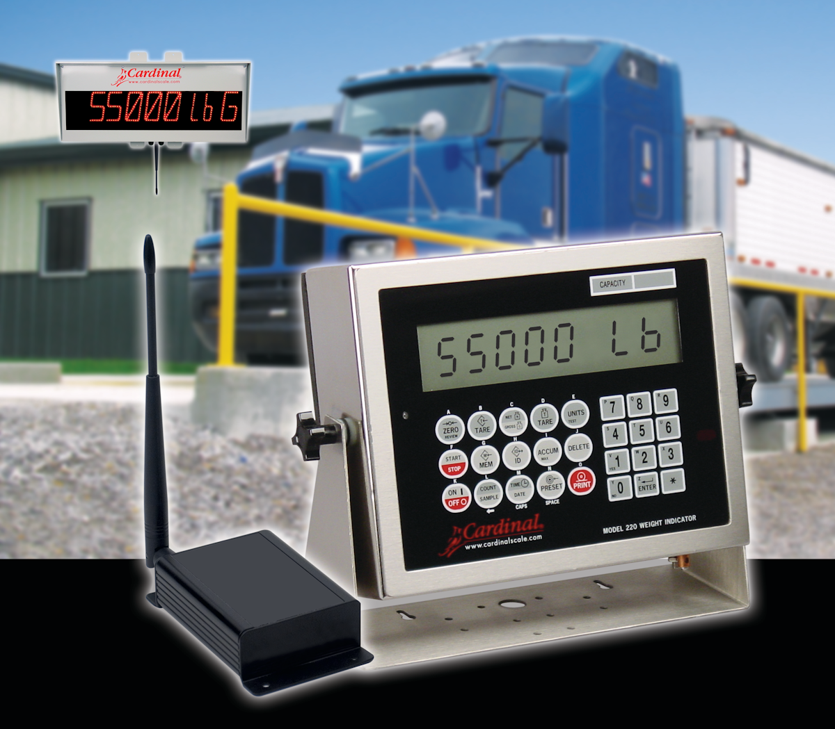 Wireless Weighing From: Cardinal Scale Mfg. Co. | For Construction Pros