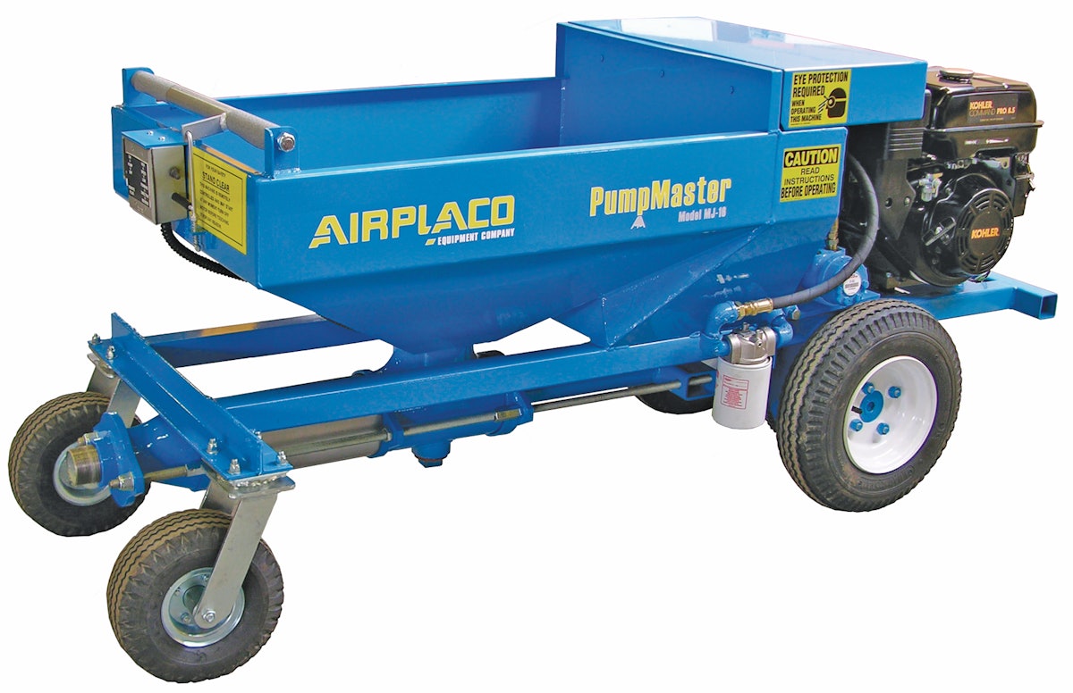 PumpMaster Model MJ-16 From: Airplaco Equipment | For Construction Pros