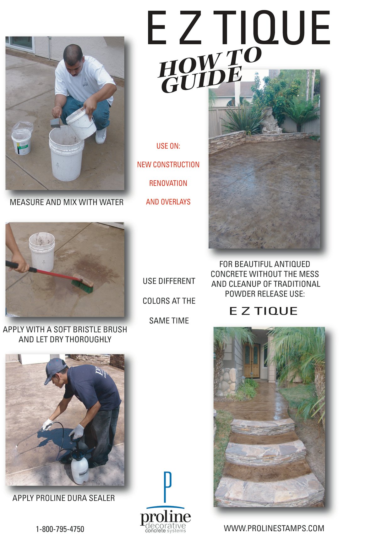 EZ Tique From: Proline Decorative Concrete | For Construction Pros