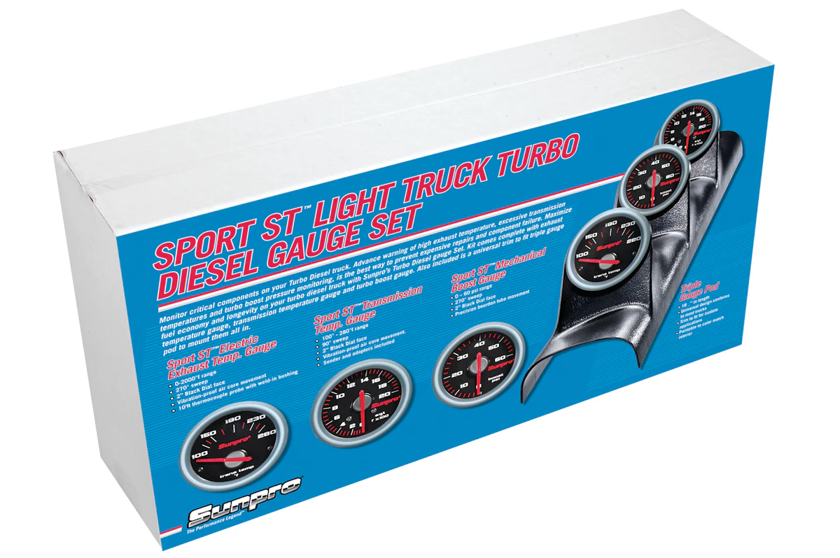 Sunpro Turbo Diesel Gauge Set From: SPX Flow | For Construction Pros