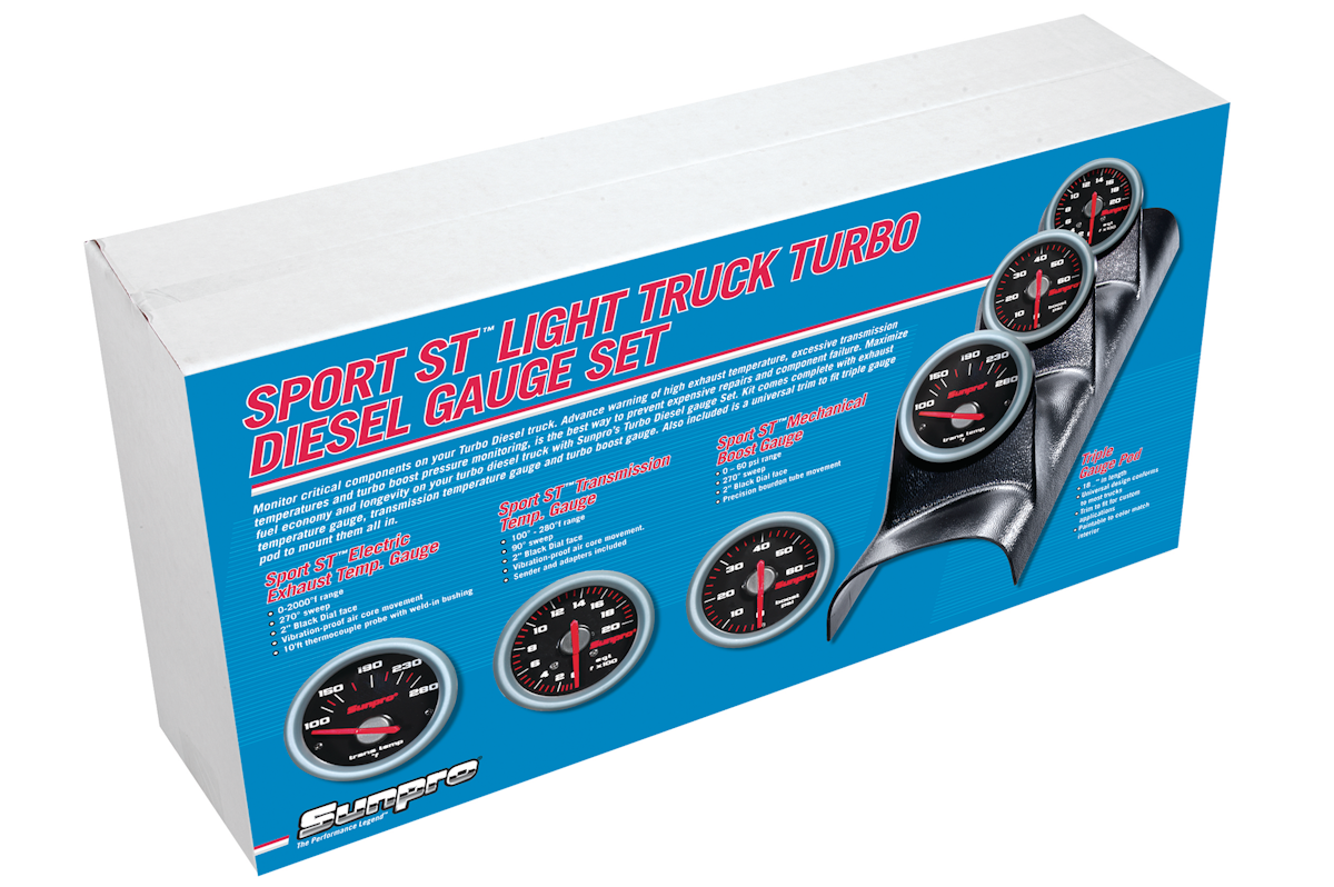 Sunpro Turbo Diesel Gauge Set From: SPX Service Solutions | For ...