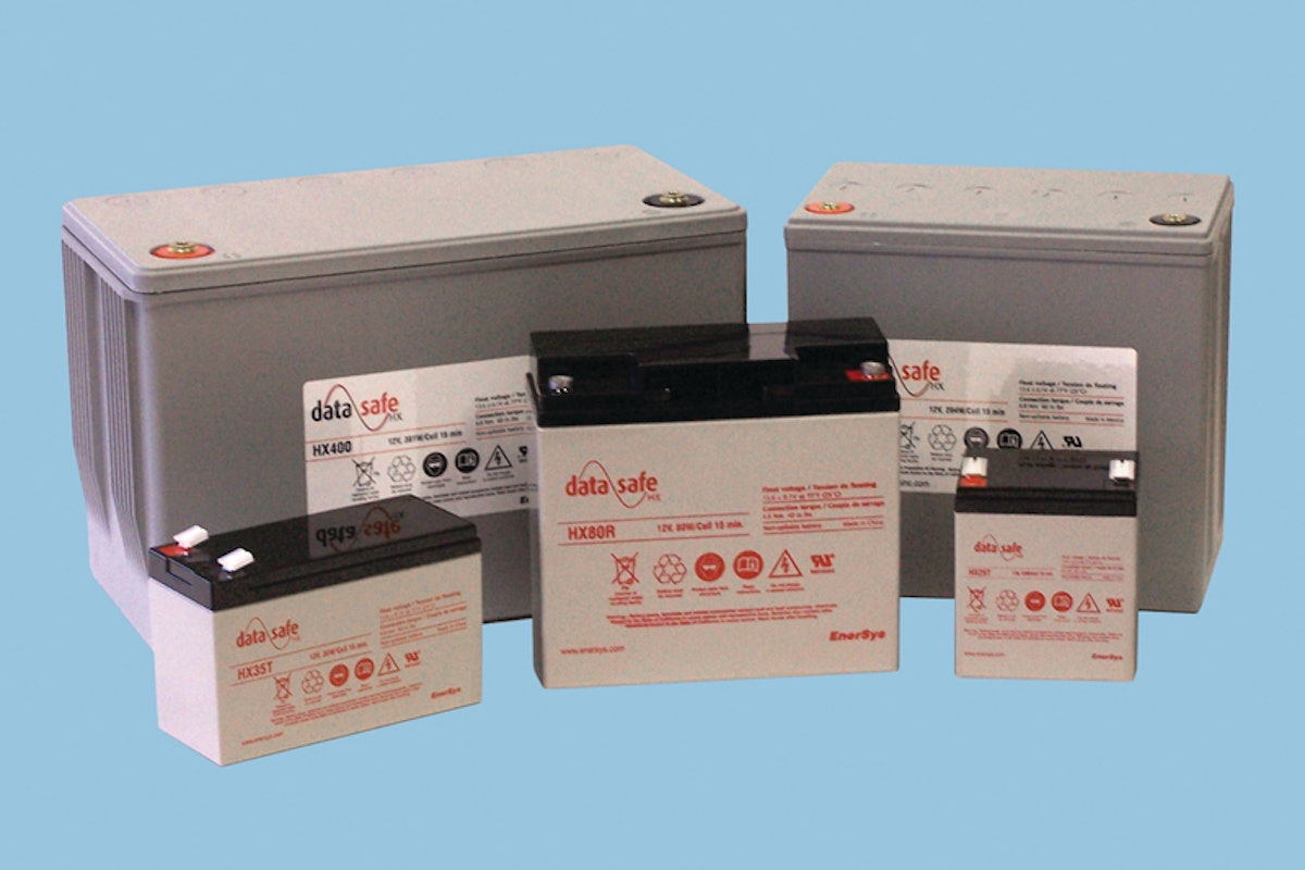 DataSafe HX Batteries From: EnerSys | For Construction Pros