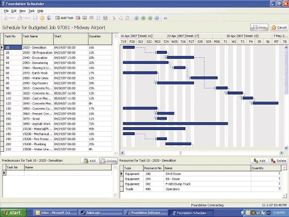 Foundation for Windows Scheduling From: Foundation Software Inc. | For ...