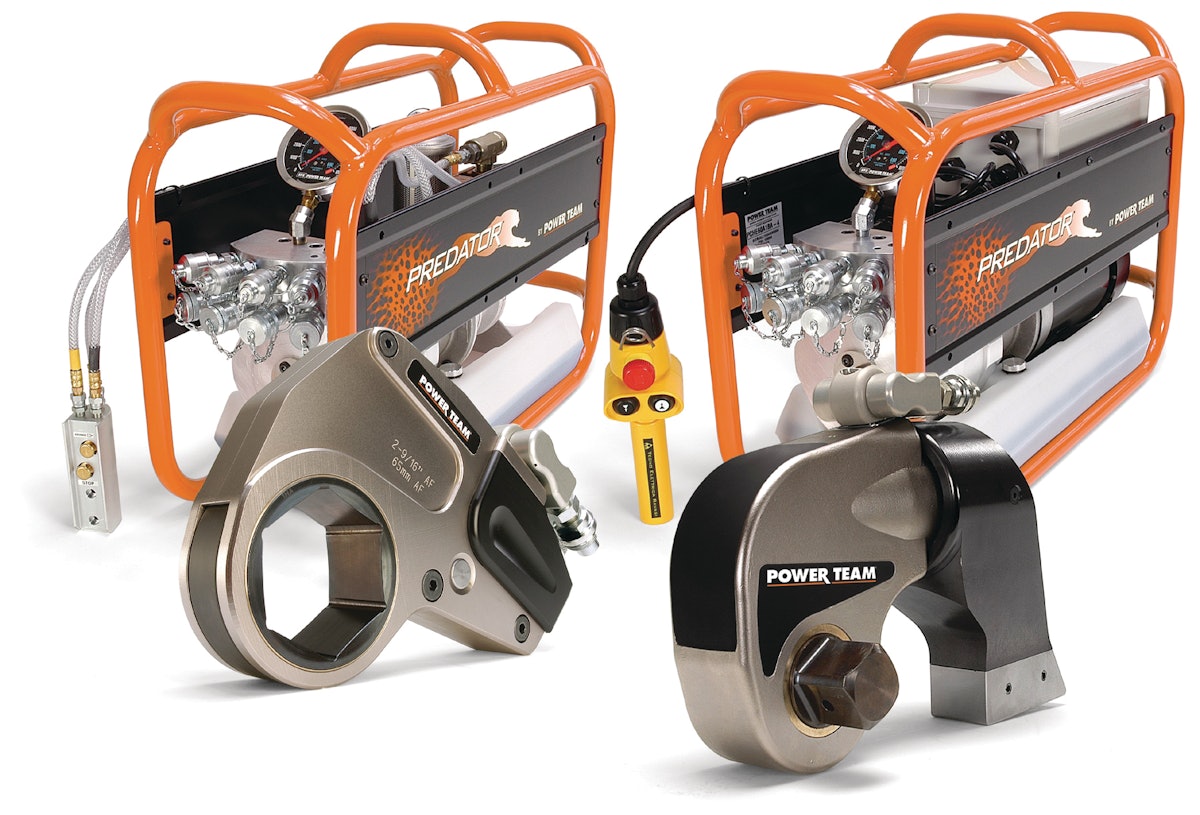 Predator Series Hydraulic Pump and Torque Wrenches From: Power Team ...