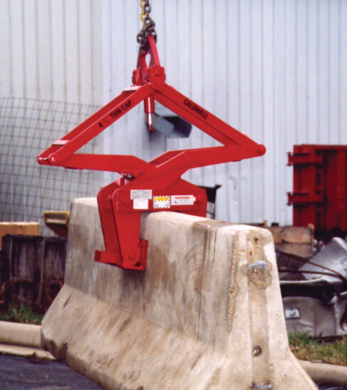 Concrete Barrier Grab From: Construction Lifters | For Construction Pros