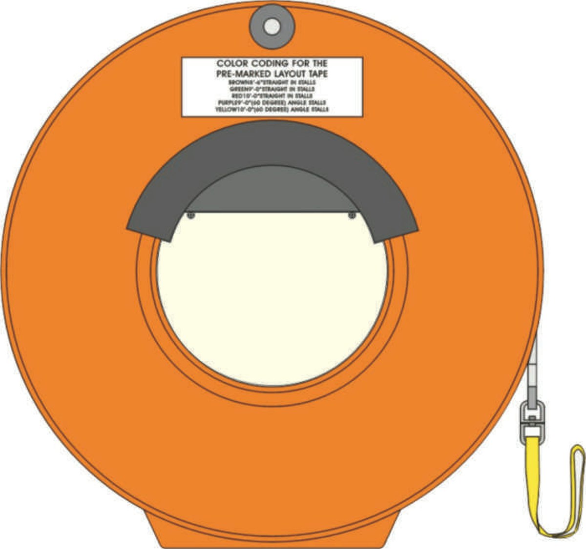 Pre-marked Layout Tape From: Pavement Tool Manufacturers Inc. | For ...