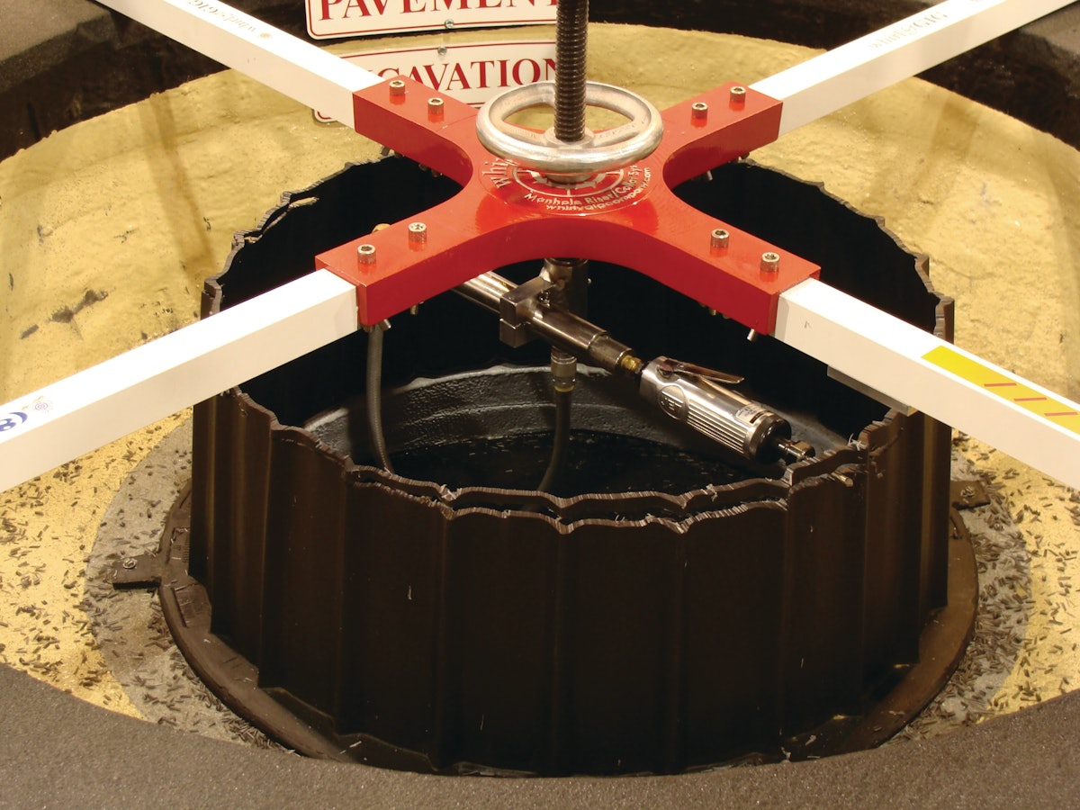 Manhole Riser/Collar System From: Whirlygig Company | For Construction Pros