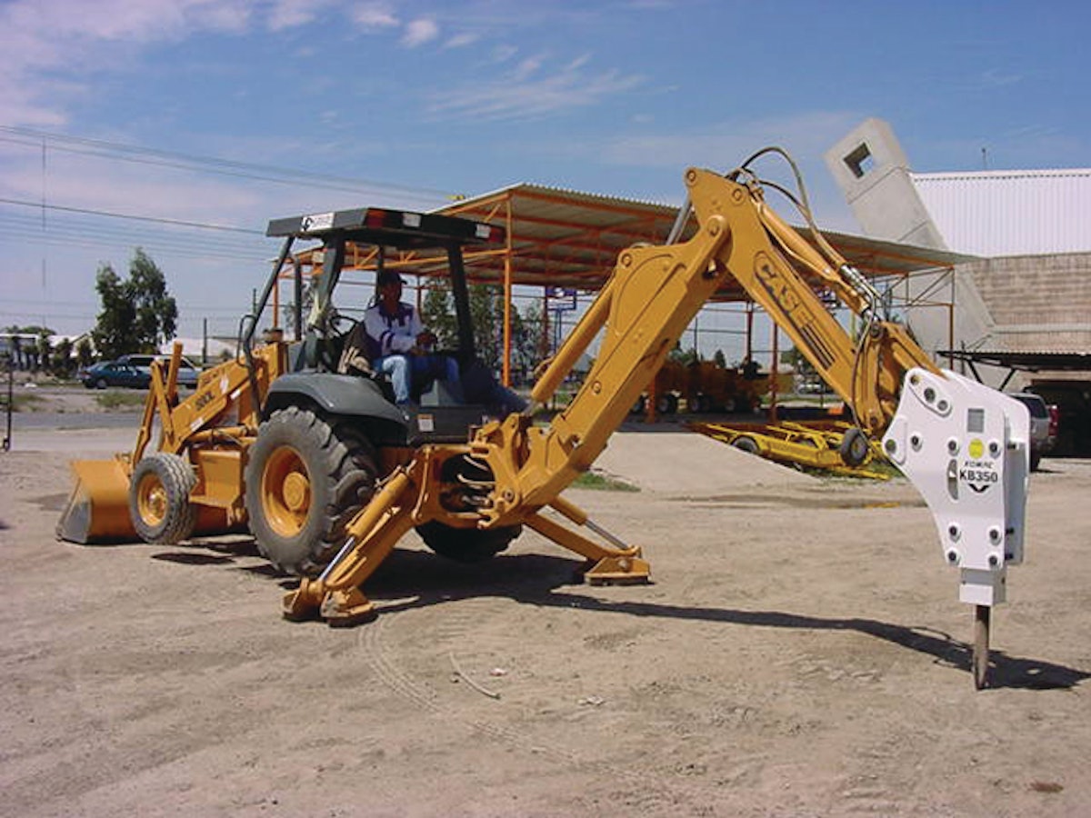 Backhoe Breakers From: Komac Sales | For Construction Pros