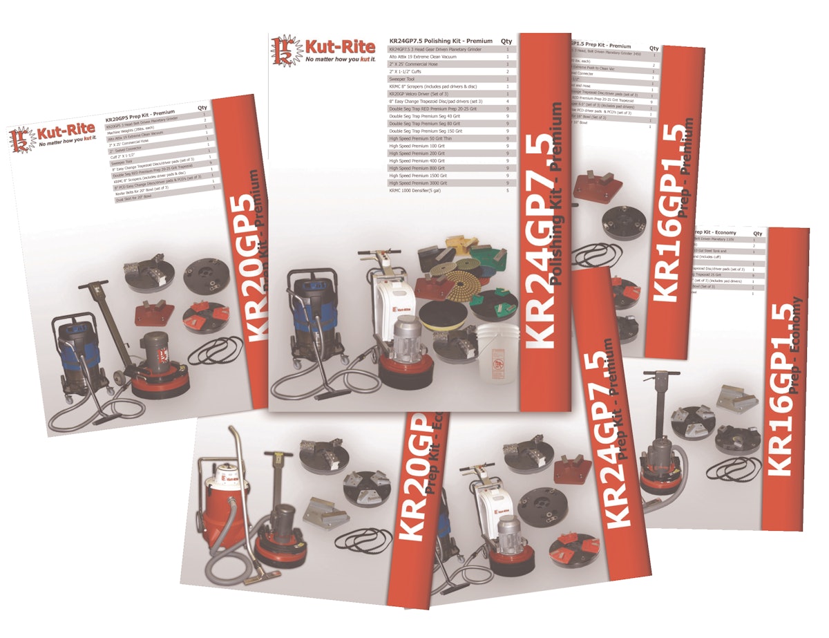 Grinder and Polishing Packages From: Kut-Rite Manufacturing | For ...
