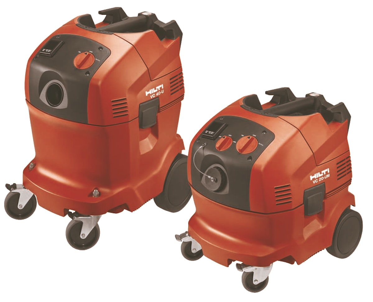 VC20-U and VC40-U vacuums From: Hilti Inc. | For Construction Pros