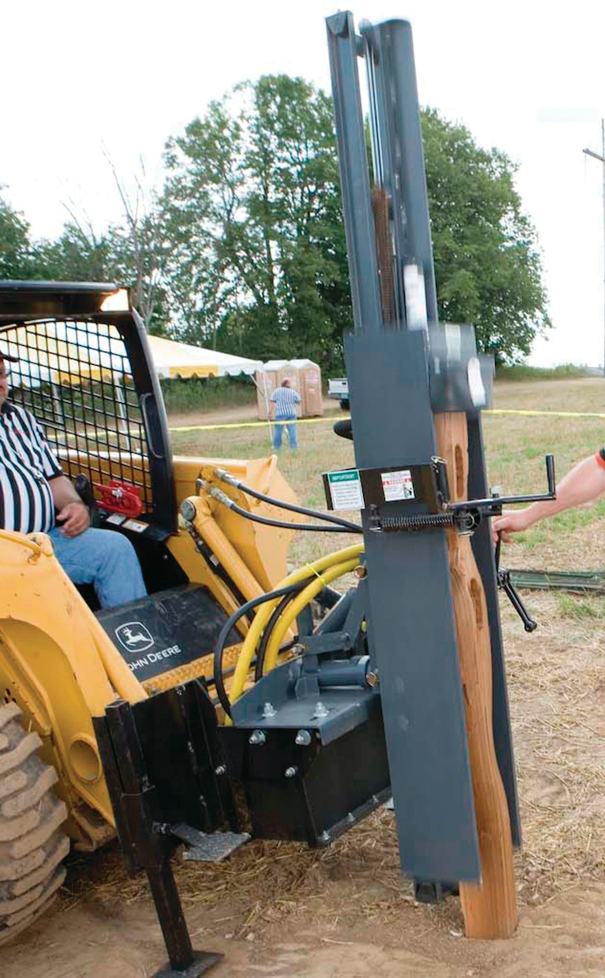 EDGE Post Driver From: Manitou Americas Inc. | For Construction Pros