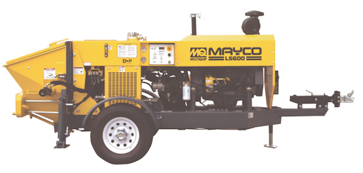 Mayco LS 600 Concrete Pump From: Multiquip Inc. | For Construction Pros