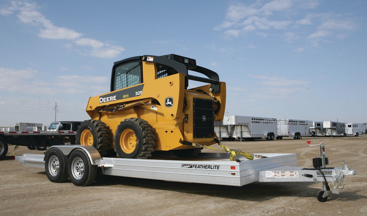 Model 3110 Open Hauler From: Featherlite Trailers | For Construction Pros