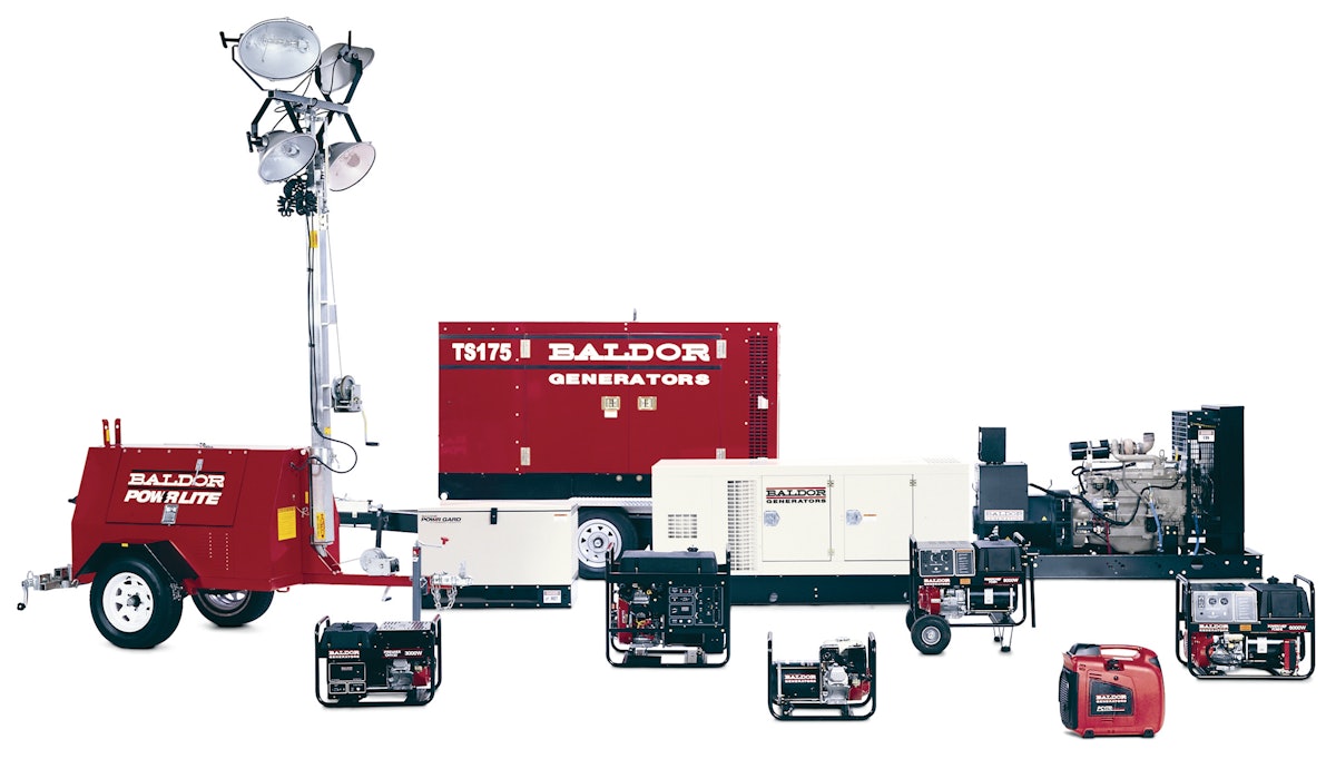 Generator Products From: Baldor Electric | For Construction Pros