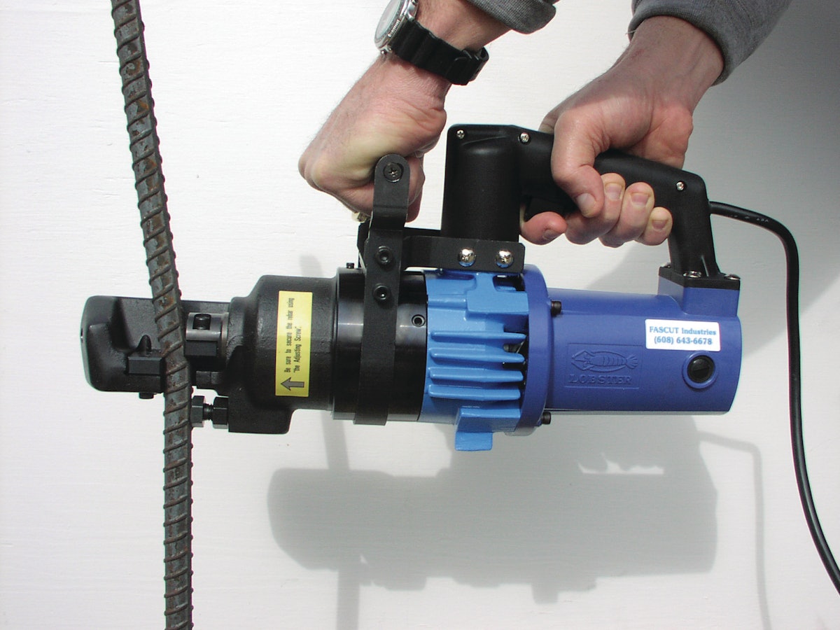 Lobster Rebar Cutters From: Fascut Industries Inc. | For Construction Pros