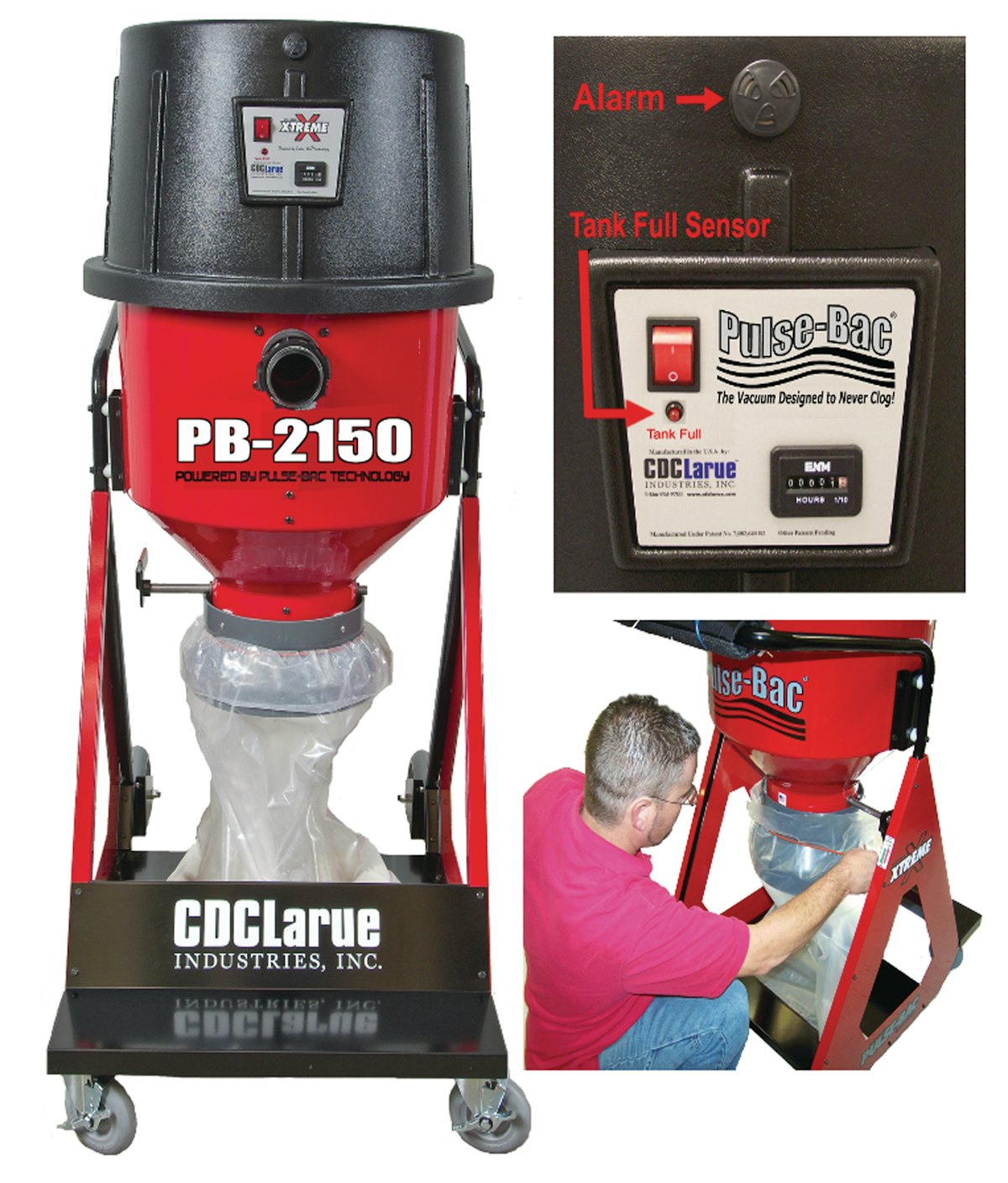 Pulse-Bac PB-2150 From: Pulse-Bac Vacuums | For Construction Pros