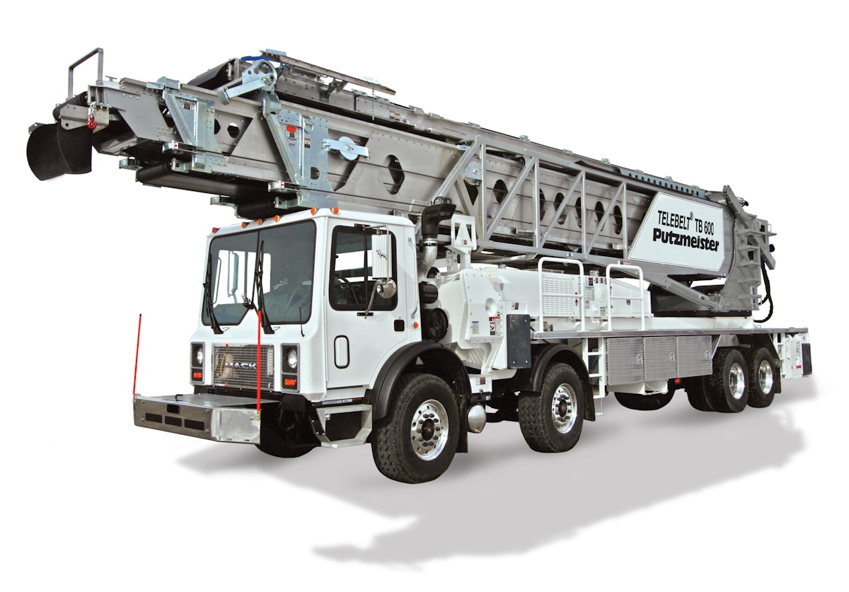 Telebelt TB 600 From: Putzmeister America | For Construction Pros