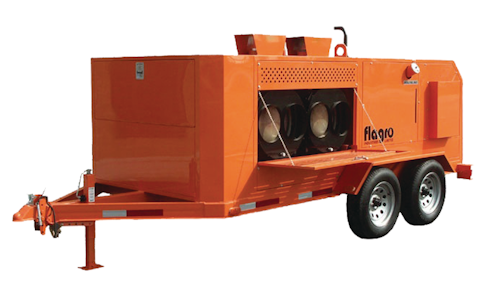 Indirect-Fired Heater Trailer From: Flagro USA Inc. | For Construction Pros
