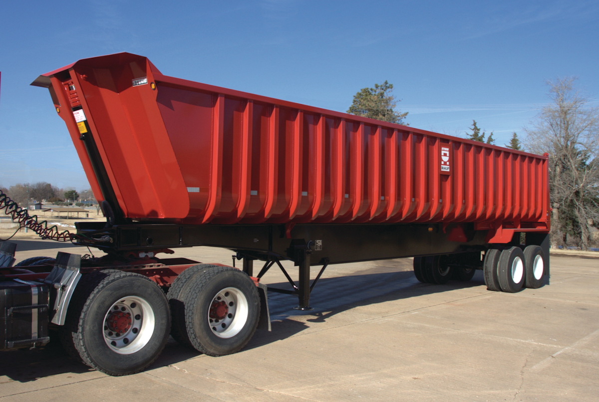 Hauf Full-Frame Steel Dump Trailer From: STECO, a division of Blue Tee ...