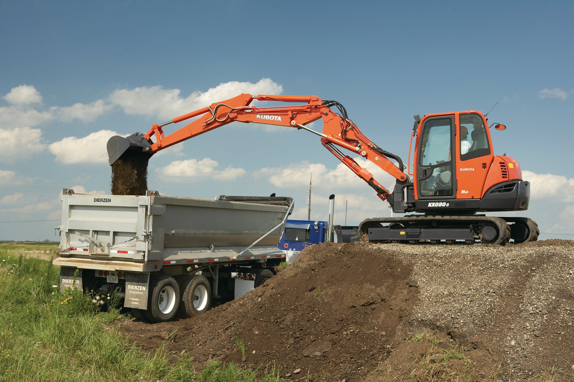 KX080-3 with Super Double Boom From: Kubota Tractor Corp KX080-3 with Super Double Boom From: Kubota Tractor Corp