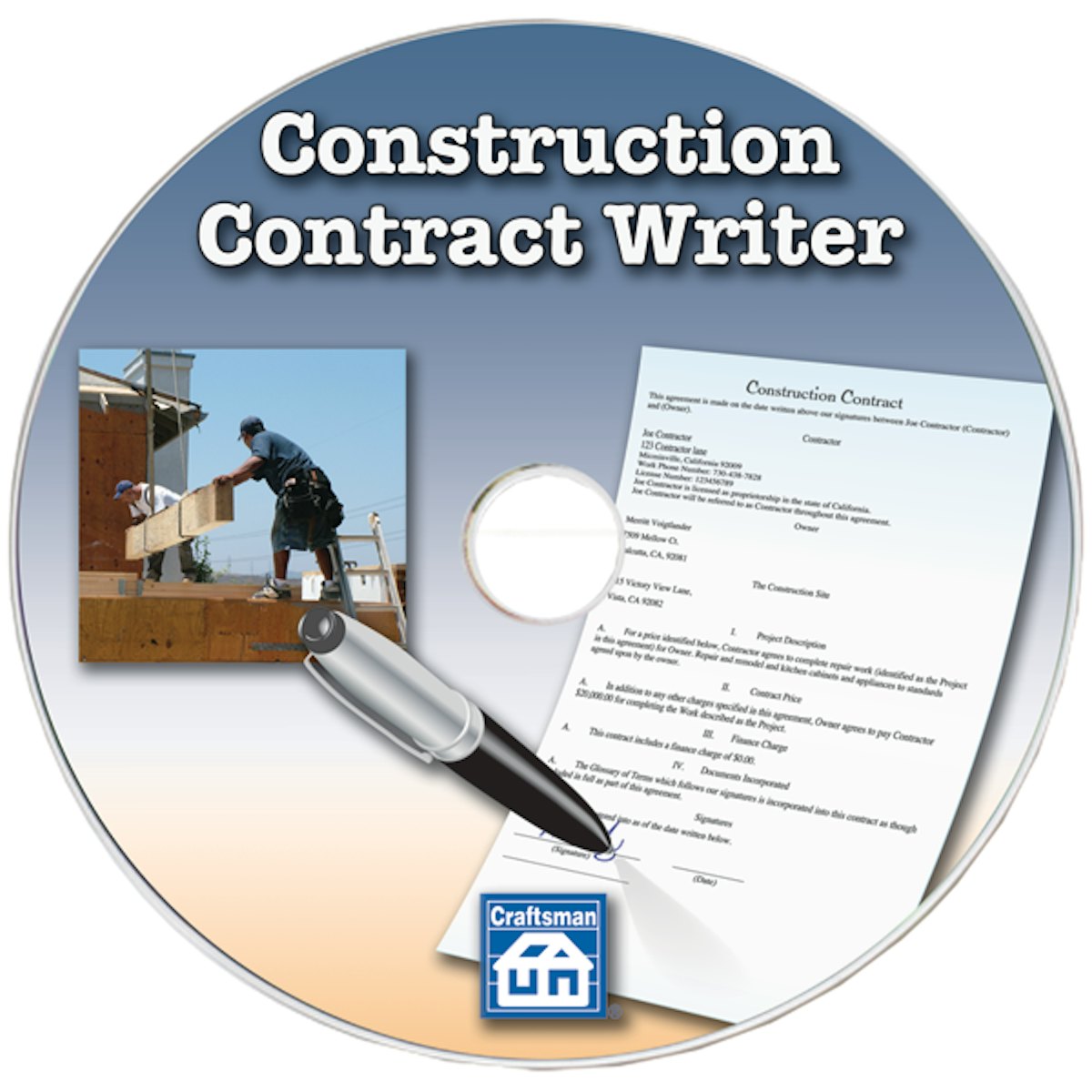 Construction Contract Writer From: Craftsman Book Co. | For ...