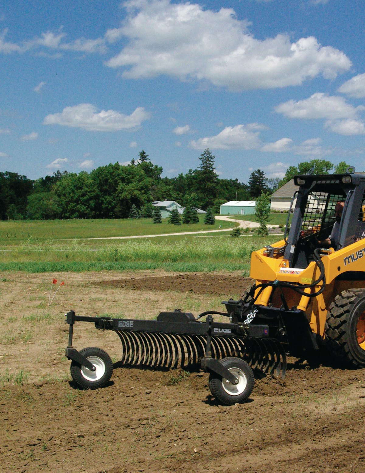 EDGE Grader Rake From: Manitou Americas Inc. | For Construction Pros