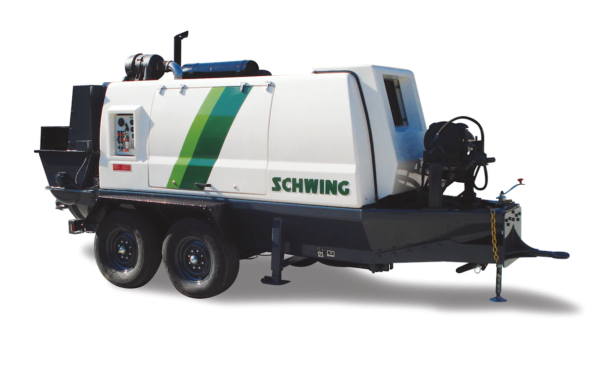 SP 2800 Stationary Pump From: Schwing America | For Construction Pros