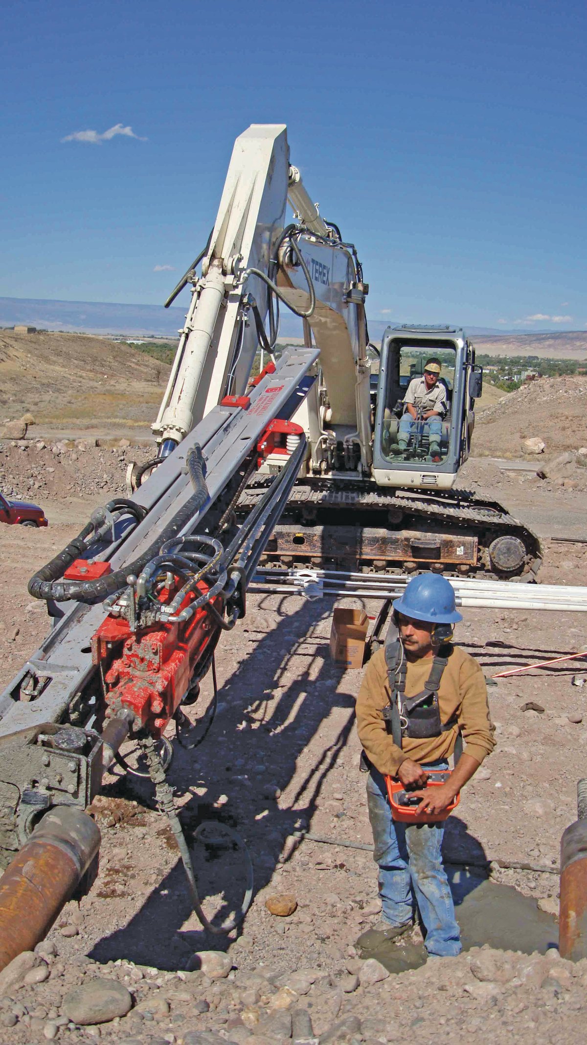 HEM550 Excavator Drill From: TEI Rock Drills | For Construction Pros